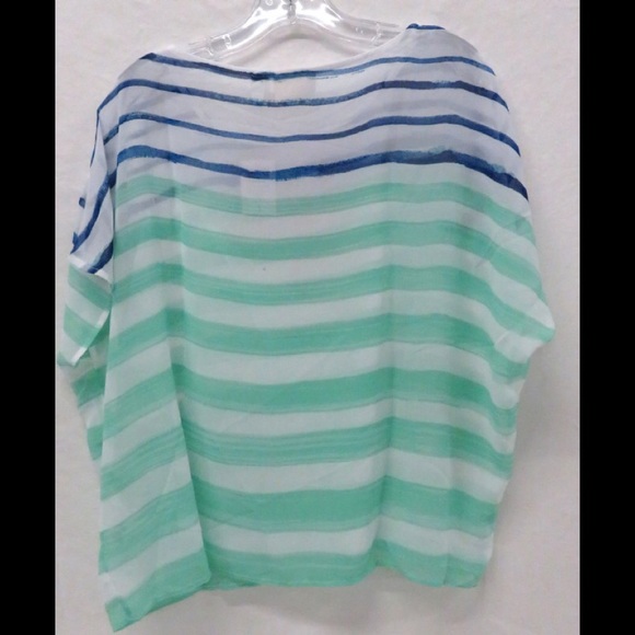 Chico's | Tops | Nwt Chicos Soft Stroke Stripe Dominique Top | Poshmark